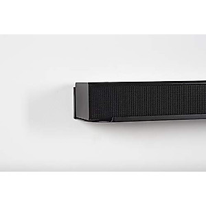 EZ-Hang by HANGMAN No Stud Premium Sound bar Shelf, 38", Black Powder Coat