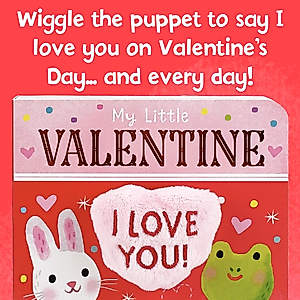 My Little Valentine Finger Puppet Valentines Board Book Ages 0-4