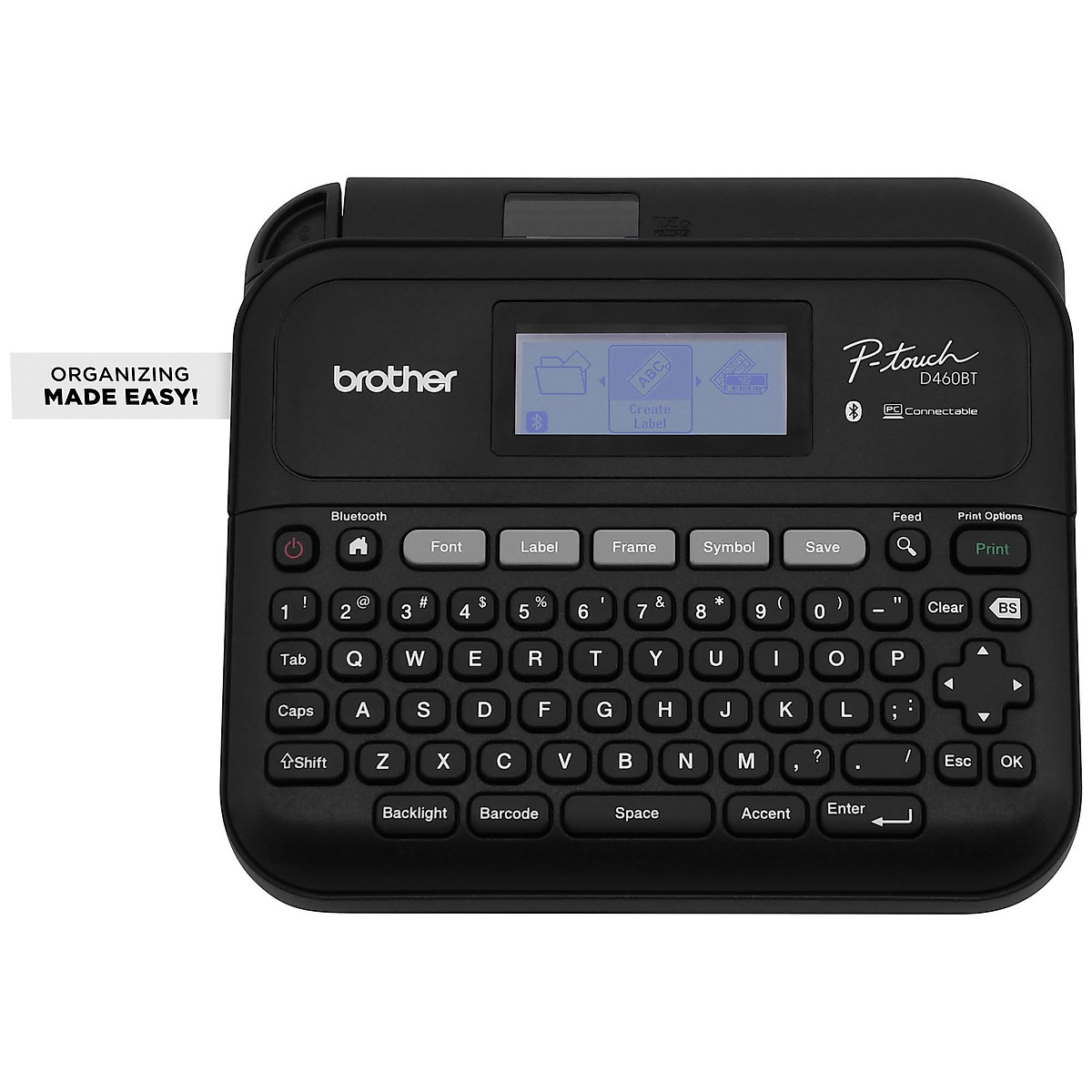 Brother P-Touch PT-D460BT Business Expert Connected Label Maker | Connect and Create via Bluetooth® on TZe Label Tapes up to ~3/4 inch, White