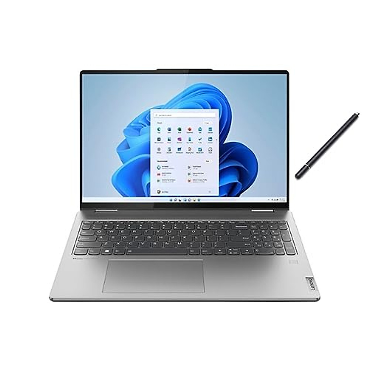 Lenovo Yoga 7 16" WUXGA 2 in 1 Touch Screen Laptop | AMD Ryzen 5 7535U | AMD Radeon 660M Graphics | 8GB RAM DDR5| 512GB SSD | Backlit | Fingerprint | Windows 11 Home | Bundle with Stylus Pen