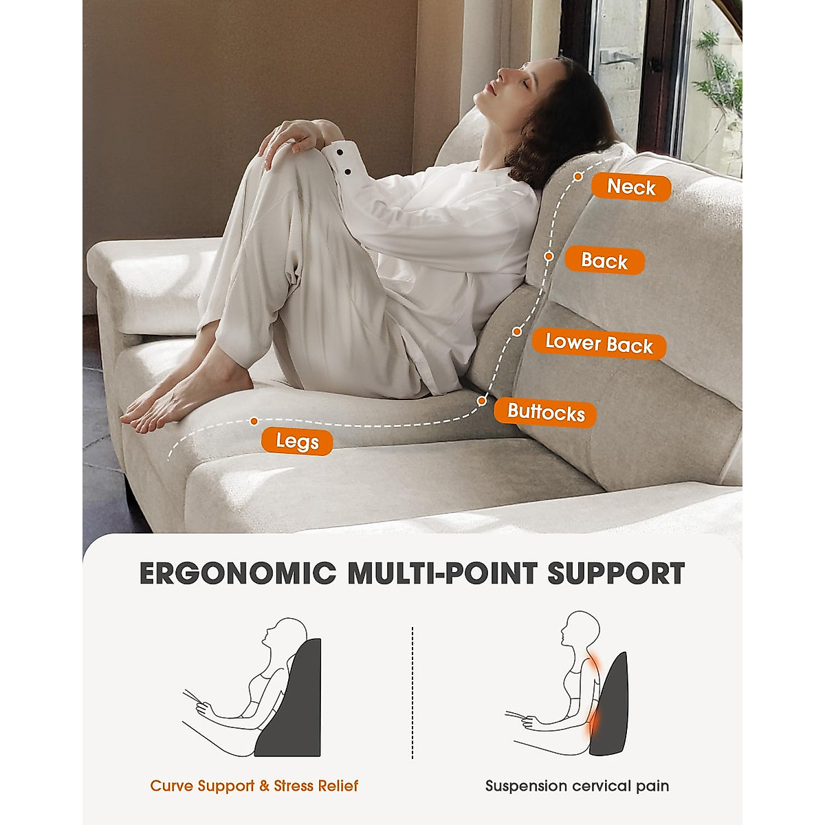 71.25" Modern Sofa Couch for Living Room, Deep Seat Sleeper Sofa with 8”Cushion, Comfy 2-Seater Chenille Loveseat Sofa with Convertible Armrest, Removable Sofa Cover, High Leg (Beige)