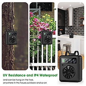 NOLTSE Rechargeable Dog Barking Control Devices, Automatic Anti Barking Device, 4 Levels Ultrasonic Dog Barking Deterrent, USB Charging & Waterproof, 50Ft Effective & Safe Bark Box for Indoor Outdoor