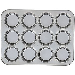 Chicago Metallic Glazed Aluminized Steel 12 Cup Jumbo Muffin Pan