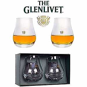The Glenlivet Scotch Whiskey Glass Set of 2 Glasses