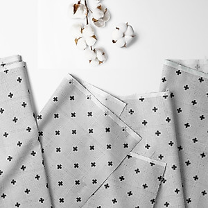 Bacati - 2 Pack Love/Aztec/Arrows/Hearts Silky Soft Breathable 100% Cotton Muslin Baby Crib Fitted Sheets - Fits Standard 28 x 52 x 5 Crib & Toddler Mattresses (Jacks/Plus/Cross, Black)