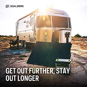 Goal Zero Boulder 100 Solar-Panel Briefcase Charging Kit, 12-Volt Battery Charger, Portable Solar-Panel Kit with 10-Amp Charge Controller, Flexible Solar-Panel Pair, and Customizable Connections