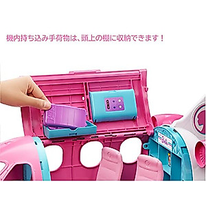 Barbie Airplane Playset, Dreamplane with 15+ Accessories Including Puppy, Snack Cart, Reclining Seats and More (Amazon Exclusive)