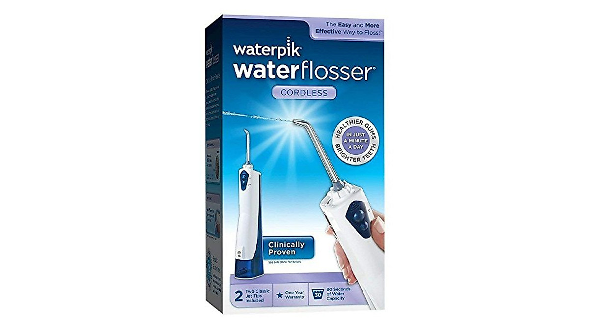 Waterpik WP-360W Cordless Water Jet | Healthy Gums, Easy Travel