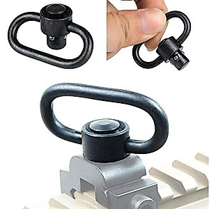 Xage QD Sling Swivel Mount - with Base Rail Mounted Push Button (Sling Attachment for Picatinny/Weaver)