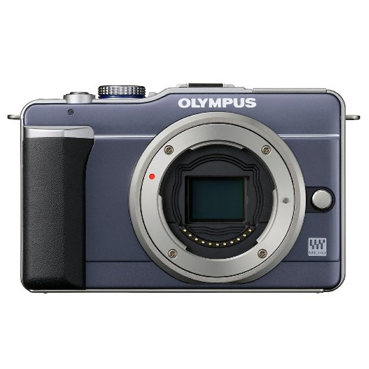 Olympus PEN E-PL1 12.3MP Live MOS Micro Four Thirds Mirrorless Digital Camera with 14-42mm f/3.5-5.6 Zuiko Digital Zoom Lens (Slate Blue) (Old Model)