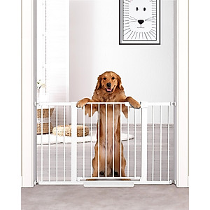 Cumbor 36" Extra Tall, 29.7"- 40.6" Width Baby Gate & Cumbor 30.5" Tall, 29.5"-51.6" Width Dog Gate for House, Stairs, Doorways