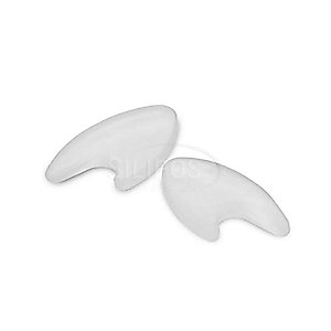 Silipos 6511 Antibacterial Gel Toe Separator - [Pack of 6] Small, Latex Free Toe Spacer Relieves Bunion, Corn, Callus Pain. Foot Care Products,White