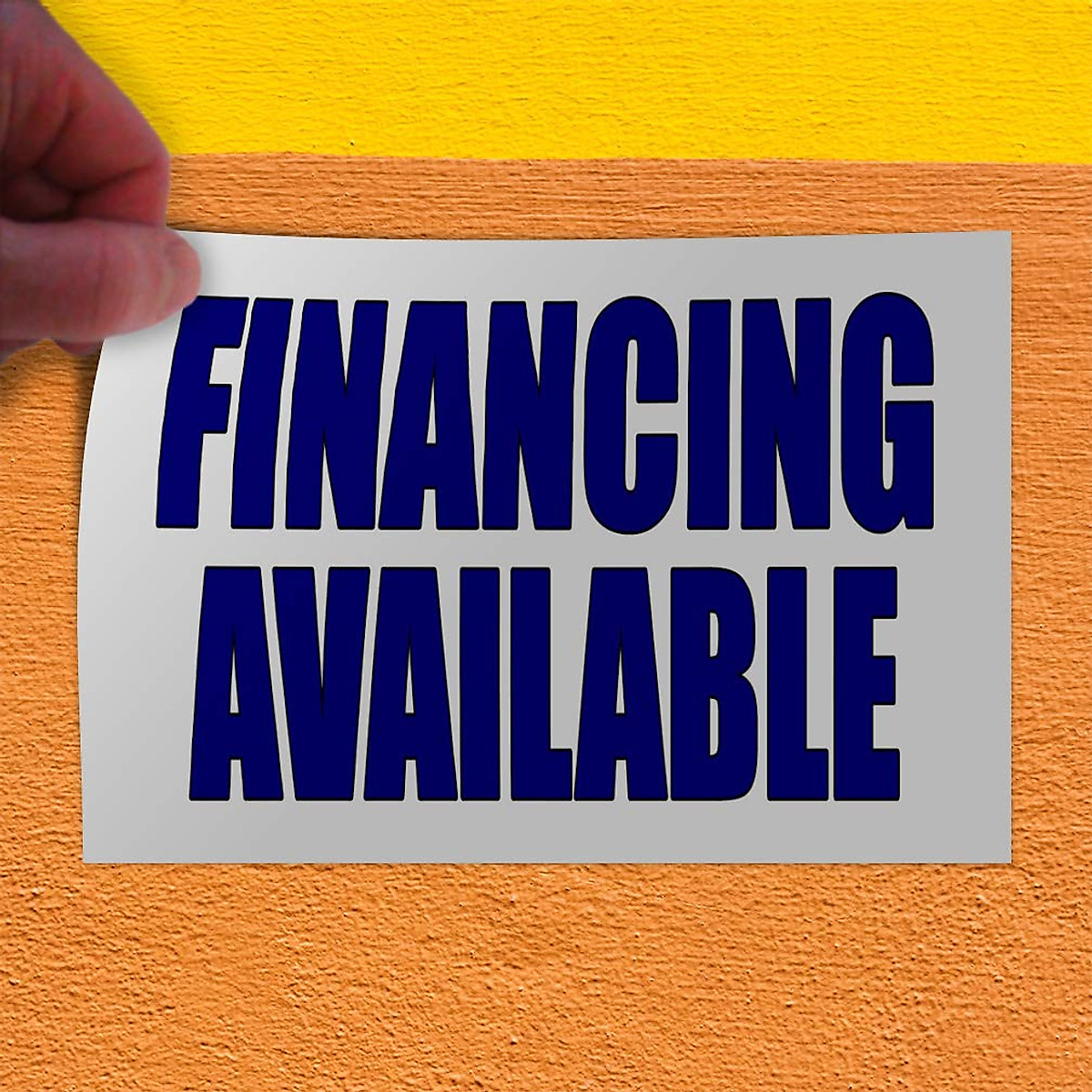 Decal Stickers Multiple Sizes Financing Available Promotion Business Industrial Vinyl Safety Sign Label Business 24x18Inches