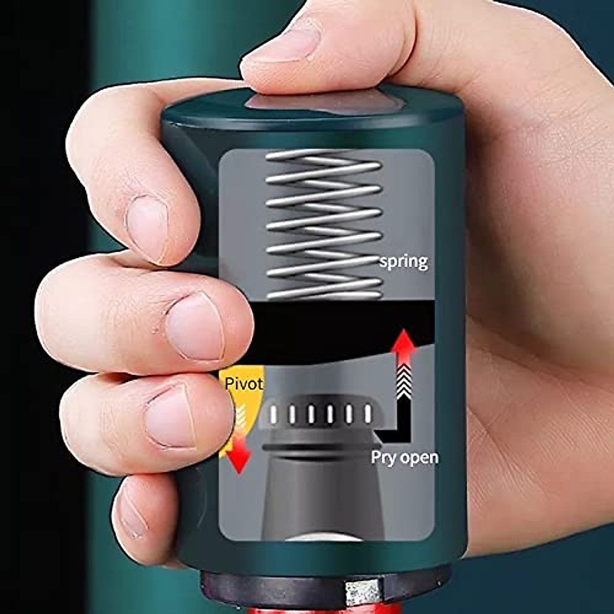 2 Pack Beer Automatic Bottle Opener, Cool Magnetic Bottle Opener for Bartender Tool Fun, Lid Opener, Pushed Down Beer Opener, One-Hand Easy/Funny Lid Beer Bottle Openers Beer Opener (Stainless- 1pcs)