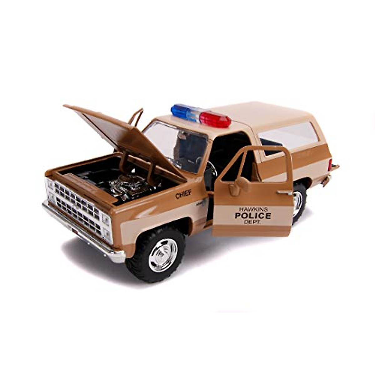 Jada Toys Stranger Things 1980 Die Cast Blazer with Badge Standard, Multi-Colored (JA31111)