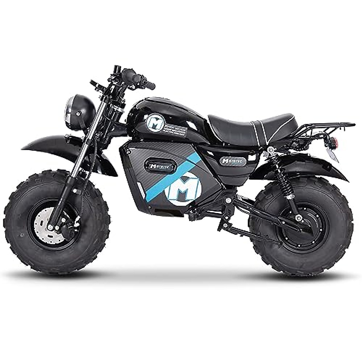 MotoTec 60v 1500w Electric Powered Mini Bike Lithium Black