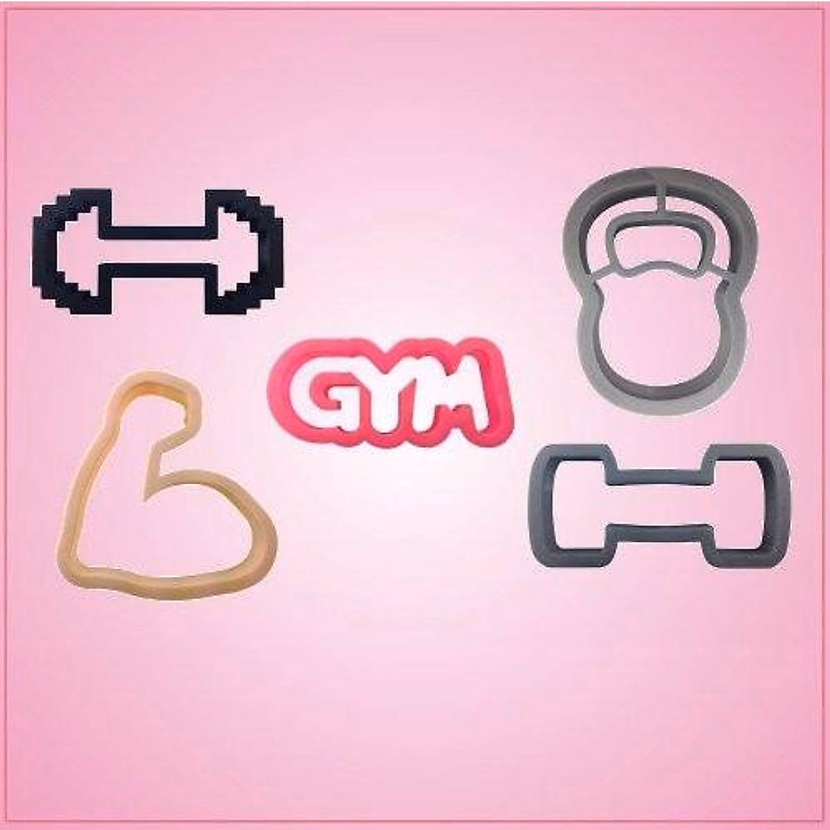 Gym Cookie Cutter Set
