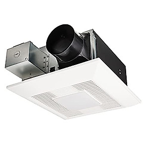 Panasonic FV-0511VFL1K WhisperFit DC Retrofit Ventilation Fan with Light, Dimmable and Adjustable Color Temperature Light, 50, 80 or 110 CFM