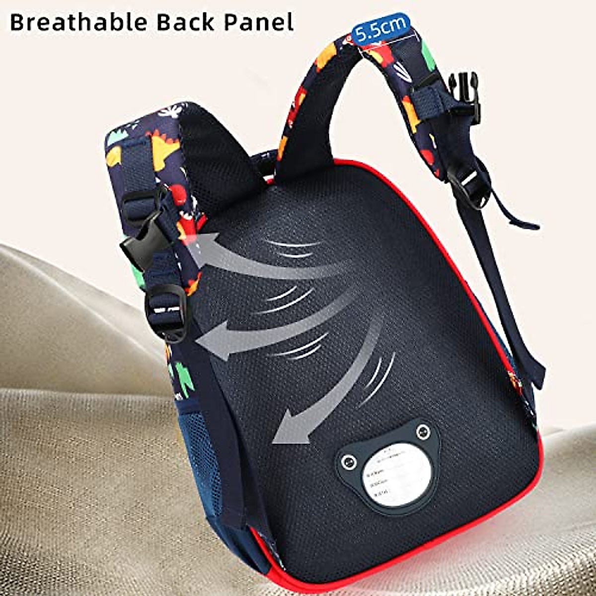 willikiva Car Kids Toddler Backpack for Boys Girls Waterproof Children School Bag(Dinosaur)