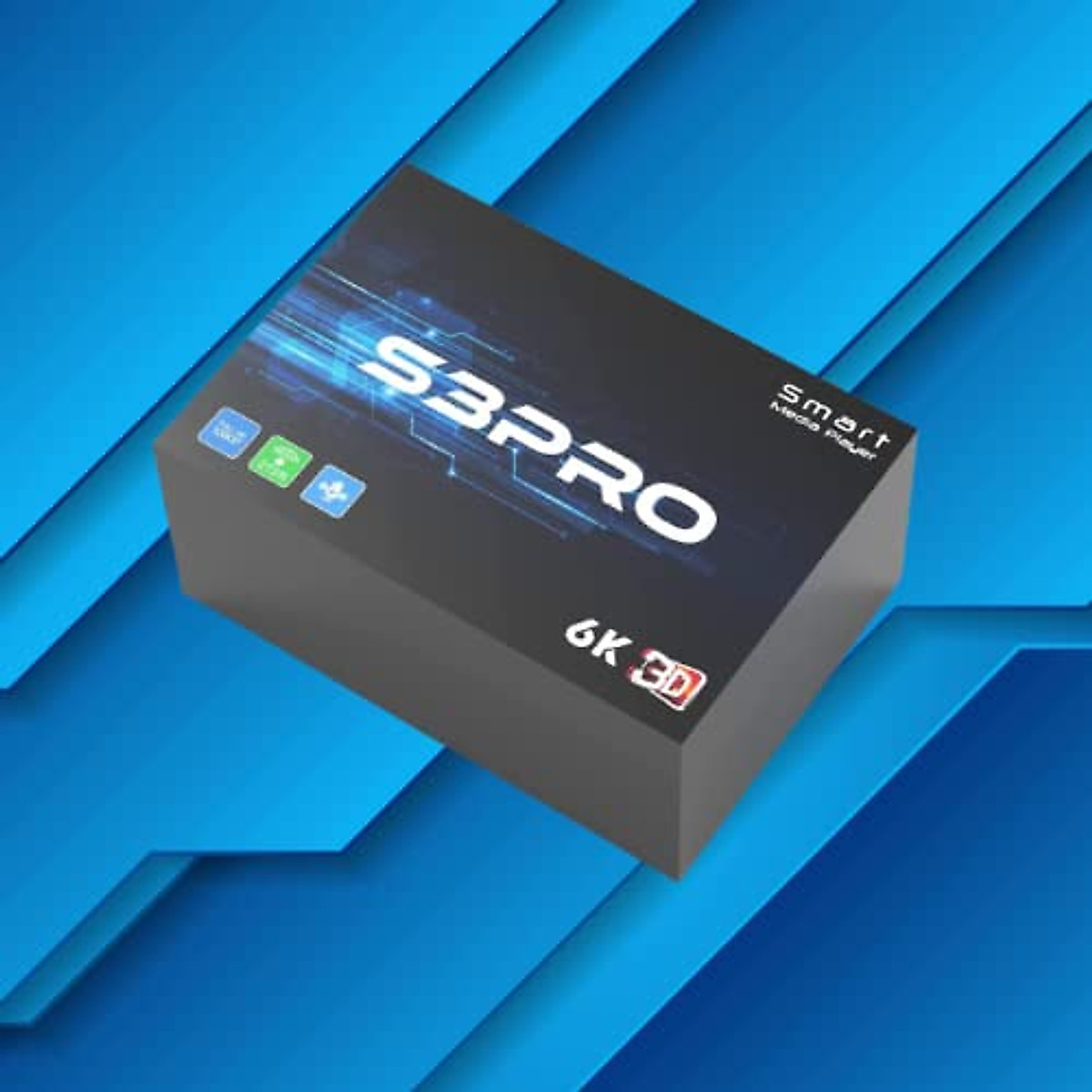 New 2022 Android TV Box S3 Pro, Android 9 with Voice Command Remote