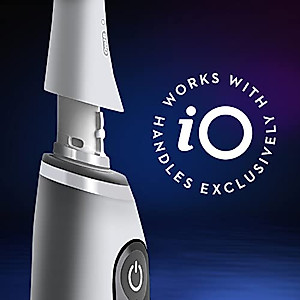 iO Series Ultimate White Replacement Brush Head for Oral-B iO Series Electric Toothbrushes, White, 4 Count