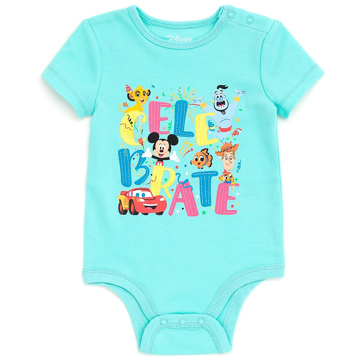 Disney D100 Finding Nemo Genie Simba Infant Baby Boys Bodysuit Blue 18 Months