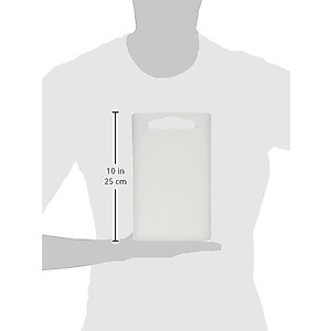 Fox Run White Poly Bar Cutting Board, 0.5 x 6 x 9.75 inches,3801