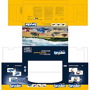 Bruder Forestry Trailer with Crane Grapple and 4 Logs