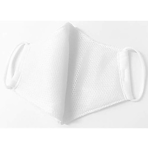 (5 Pack) Reusable and Washable Cotton 3 Layer Face Mask Adult - White
