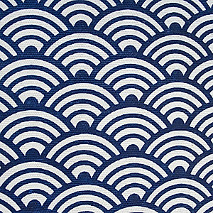 DII Collapsible Hard Sided Bin, Waves, Blue, Small