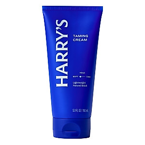 Harry's Hair Taming Cream, Lightweight Hair Styling Cream with Natural Finish, 5.1 Fl Oz, 3 Pack