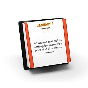 2021 Great Quotes from Great Leaders Boxed Calendar: 365 Inspirational Quotes From Leaders Who Shaped the World (Daily Calendar, Desk Gift for Him, Office Gift for Her)