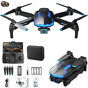 GURSAC Drone with 4K FPV Dual Camera for Kids and Adults Mini Foldable RC Airplane WiFi RC Quadcopter Drone Off Track Headless Mode One Button StartSmart Obstacle Avoidance