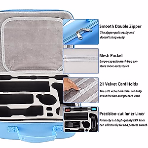 Zelda Breath of the Wild Carrying Case for Nintendo Switch/Switch OLED Model - Portable Deluxe Hard Shell Travel Case Messenger Bag for Switch Console, Pro Controller & Accessories