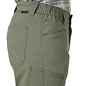 ATG by Wrangler Men's Asymmetric Cargo Short, Dusty Olive, 46