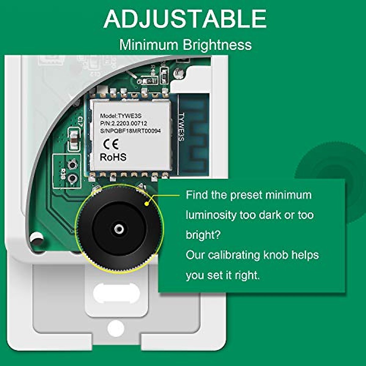 Smart Dimmer Switch by Martin Jerry | Rotary Design unlocks New Features, Trailing Edge dimmer Light Switch is Better Compatible with LED Bulbs, Needs Neutral Wire and 2.4G Wi-Fi