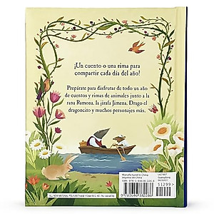 365 cuentos y rimas de animales (Children's Spanish Language Padded Storybook Treasury) (Spanish Edition)
