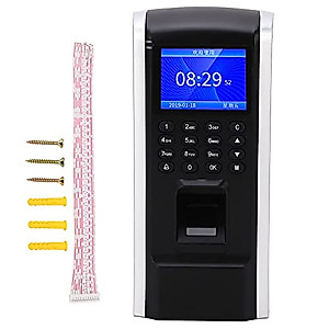 BOTEGRA Time Clock, Passward Attendance Machine Easy to Use USB Interface Fast Identification for Restaurant for Factory