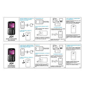 BLU JOY - 2.4", Factory Unlocked Phone - Red