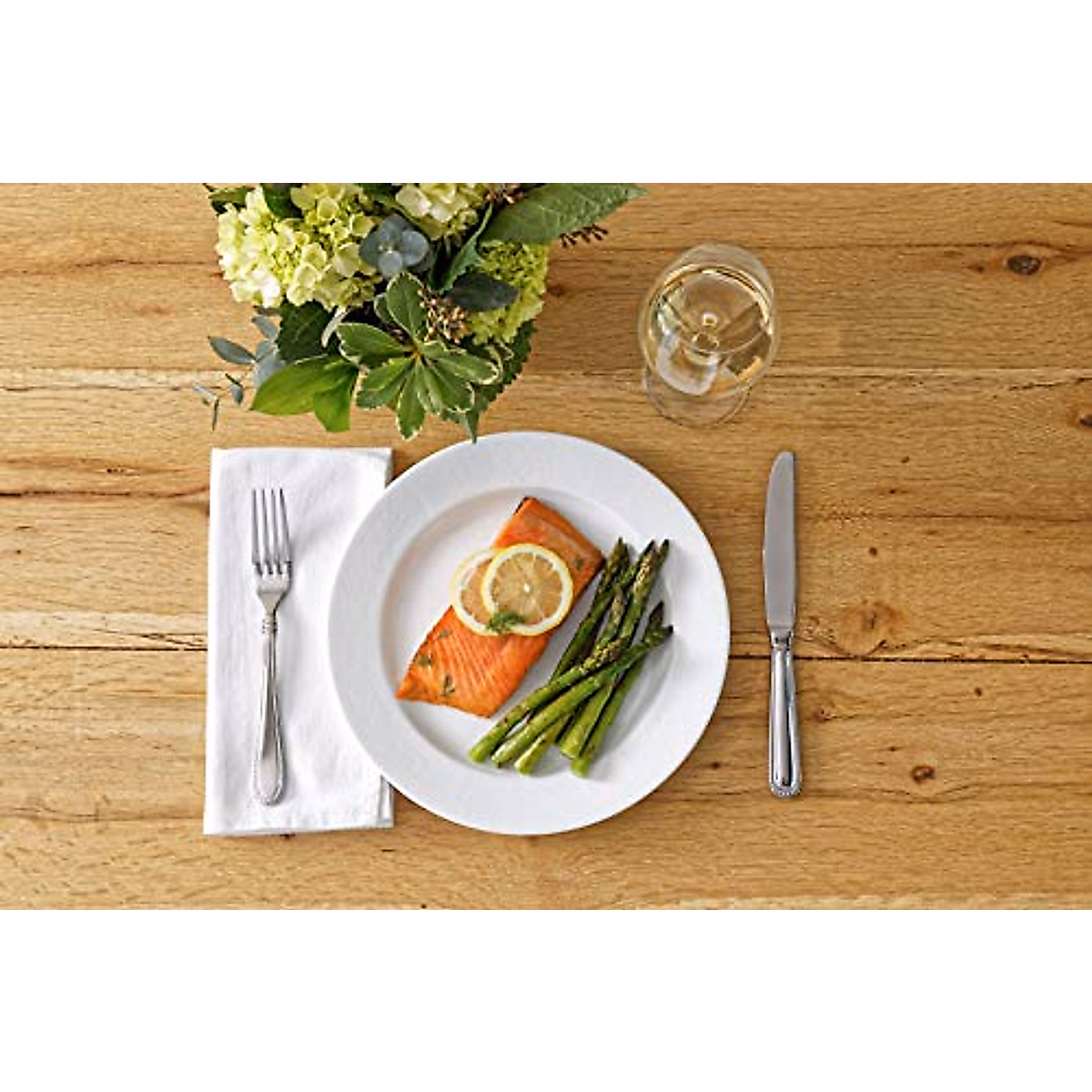 Fortessa Caviar 18/10 Stainless Steel Flatware, 5 Piece Place Setting, Service for 1