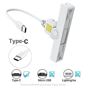 USB Smartfold Type C CAC Reader, USB C DOD Military USB Common Access CAC Smart Card Reader and ID CAC Card Reader,Compatible with Mac Os, Windows,Linux(Mini Foldable and Portable Type C) New