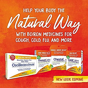 Boiron ColdCalm Tablets for Relief of Common Cold Symptoms Such as Sneezing, Runny Nose, Sore Throat, and Nasal Congestion - Non-Drowsy - 60 Count