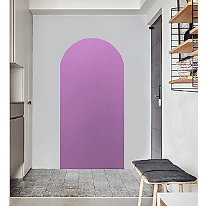 Arch Wall Decal Purple Wall Texture Peel and Stick Wallpaper Self-Adhesive Removable Wall Sticker Mural Wall Decor for Living Room Bedroom Nursery