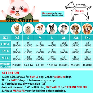 XPUDAC 4 Piece Dog Pajamas for Small Dogs Pjs Clothes Puppy Onesies Outfits for Doggie Christmas Shirts Sleeper for Pet Cats Jammies-XS