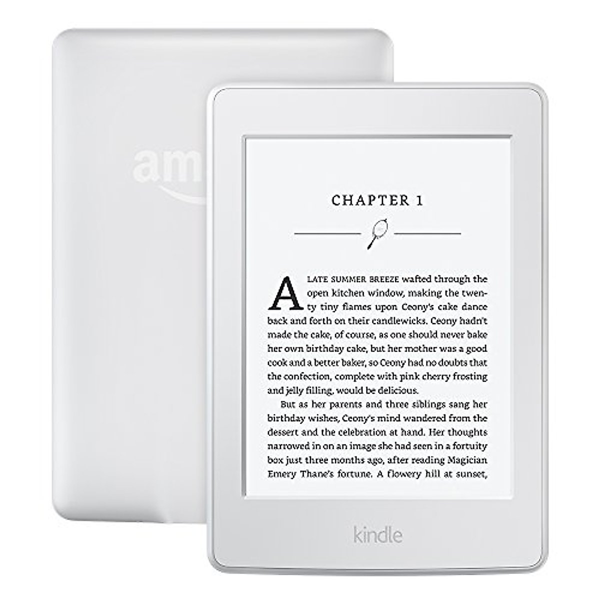 Kindle Paperwhite E-reader (Previous Generation - 2015 release) - White, 6" High-Resolution Display (300 ppi) with Built-in Light, Wi-Fi, Ad-Supported