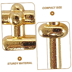 HANABASS Mini Faucet Ornaments Decor Miniature Faucet Sink Faucet Model Prop Doll House Prop Festival Tiny Faucet Doll House Accessories Mini House Sink Faucet Ornament Plastic Golden