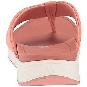 Ryka Women's Timid Thong Sandal Clay Pink 8 W