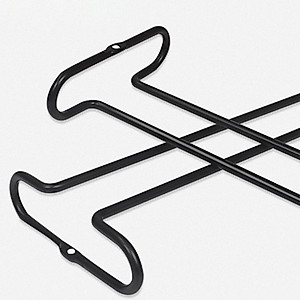 Leefasy Wine Glass Rack Under Cabinet, Wine Glass Organizer, Storage Shelf Stemware Rack