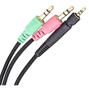 Alitutumao Replacement Aux Cable Aux Cord Compatible with Sennheiser Game ONE, Game Zero, PC 373D, GSP 350, GSP 500, GSP 600 Gaming Headset to Xbox One PS4 PC and Smartphones