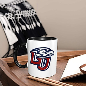 FASEDATE Liberty University-Logo Large Ceramic Coffee Mug, Big Tea Cup For Office And Home,Reusable Cup For Coffee Or Tea | On-The-Go | Portable., One Size